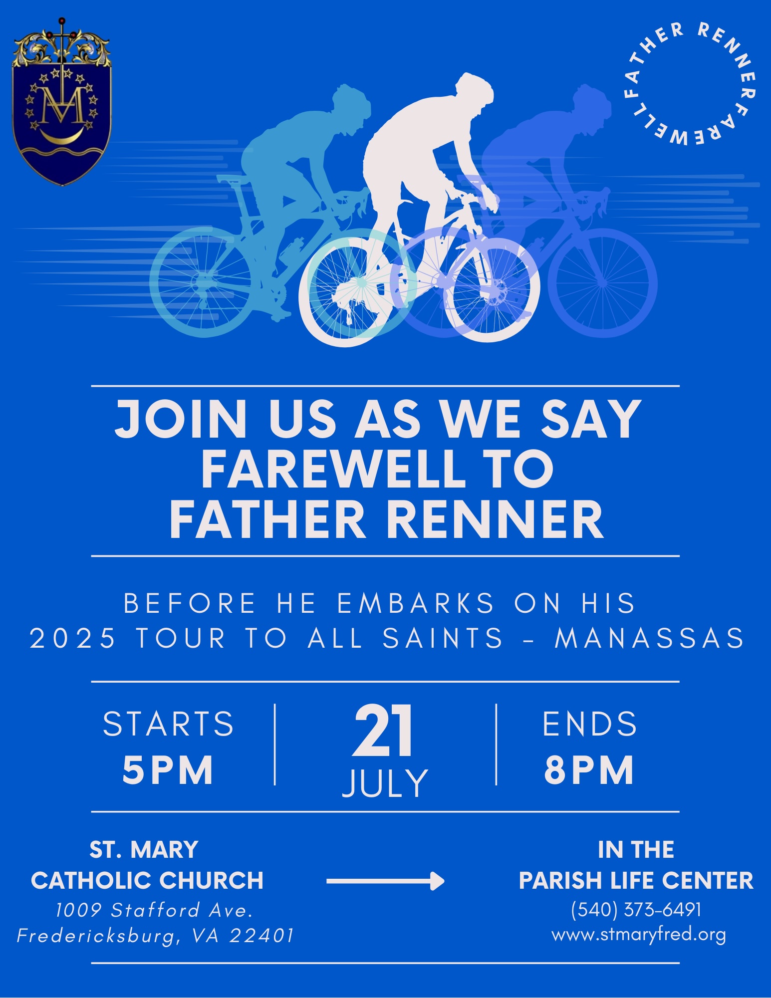 Fr. Renner Farewell – Saint Mary of the Immaculate Conception Roman ...